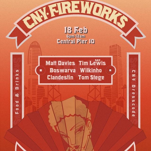 CNY Fireworks Yacht Party ft Matt Davies (SA), Tim Lewis, Boswarva & more